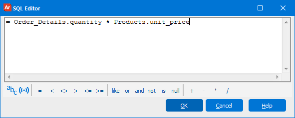 Create a calculated field to determine sale amount