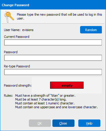 Change Password