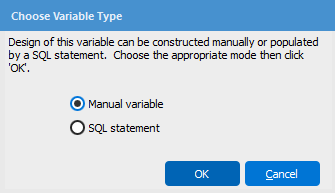 Selecting a Variable Type