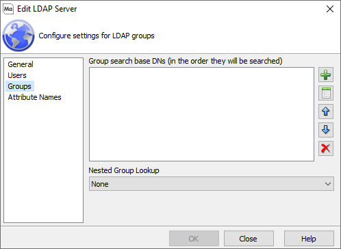 LDAP Server Configuration
