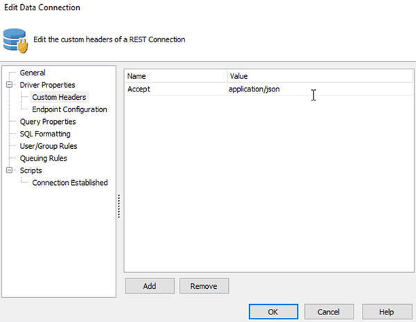 Example of Creating a REST Connector for Ellucian Ethos and Insight