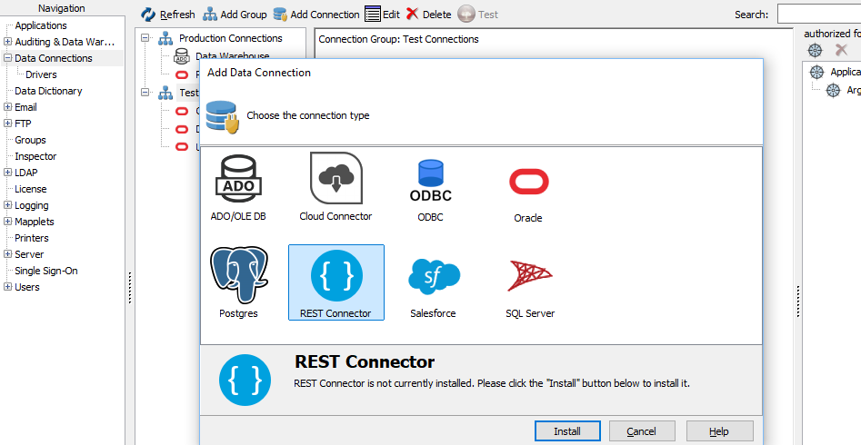 REST Connector Configuration