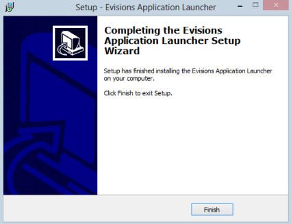 Using the Evisions Application Launcher